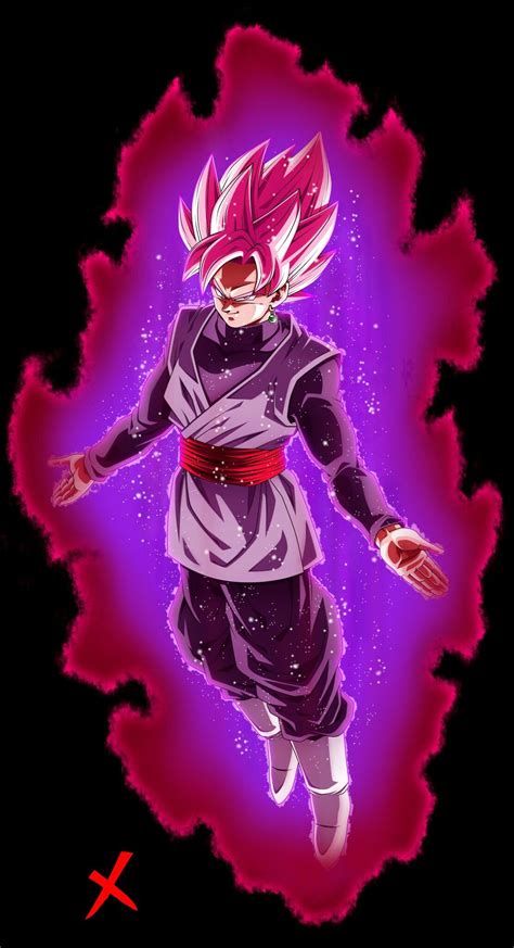 Goku Black Super Sayajin Rose Dragon Ball Super Anime Dragon Ball