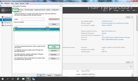 Configure ISCSI Initiator In Windows Server 2019