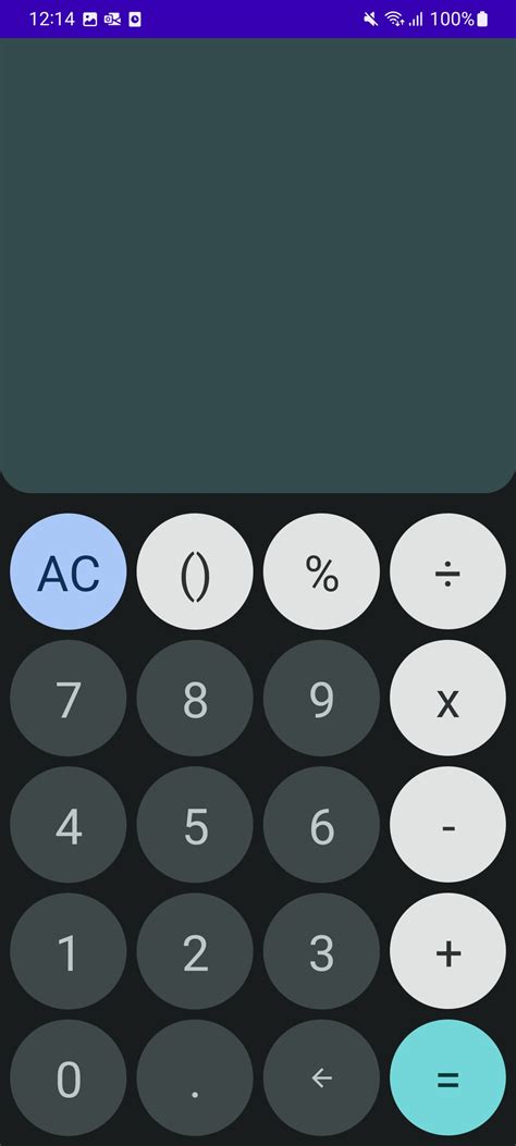 A Simple Calculator Created With Compose Ui