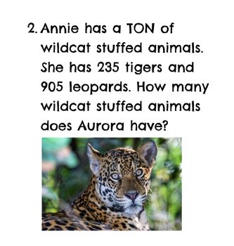 FREEBIE Fun Adding Large Numbers Word Problems By Feeling Fun In Fourth