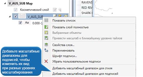 Использование выражений при создании подписей в Mapinfo Pro