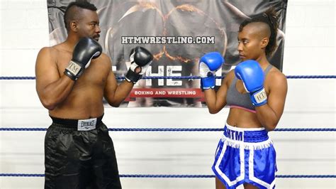 Whitney Vs Darrius Mixed Boxing Hit The Mat Boxing And Wrestling Clips Sale Com