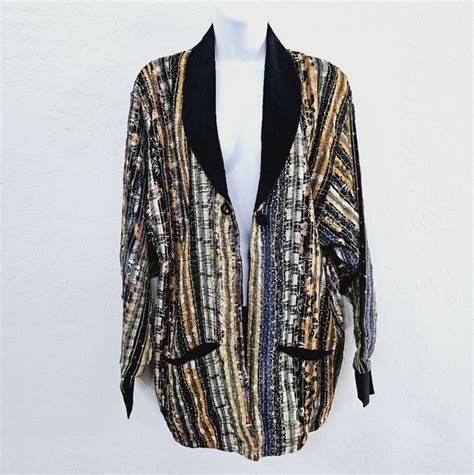 We Be Bop Jackets And Coats Vintage We Be Bop Women Patchwork Jacket