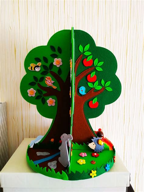 Дерево ВРЕМЕНА ГОДА, пособие в интернет-магазине Ярмарка Мастеров по ...