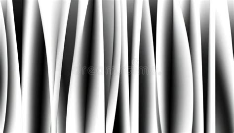 Shadows And Lights Dance Among Flowing Patterns In A Monochromatic Display Stock Illustration