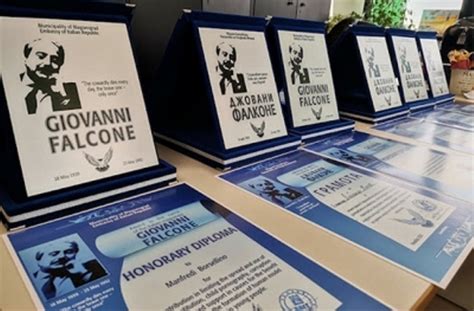 Полицаи и магистрат от Северозапада получиха грамоти от конкурса Джовани Фалконе