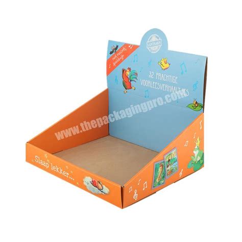 Custom Printed Cardboard Counter Display Box Paper PDQ Display