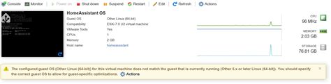 esxi issue with vm os not detected properly configuration home