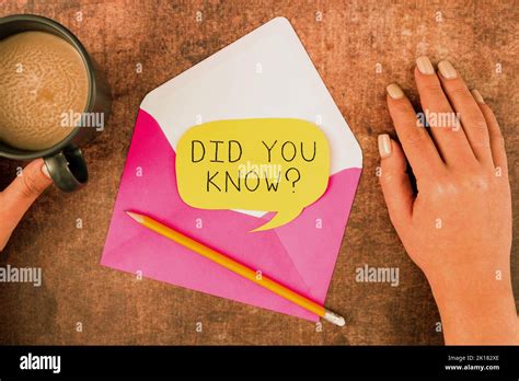 Conceptual Display Did You Know Question Business Idea Fun Facts And