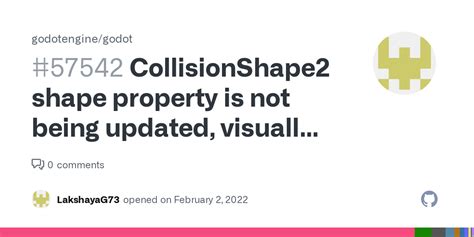 Collisionshape2d Shape Property Is Not Being Updated Visually And