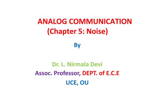 Analog Communication Ppt