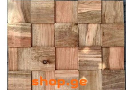 კედლის ასაწყობი დეკორატიული 3d პანელი ევკალიპტი