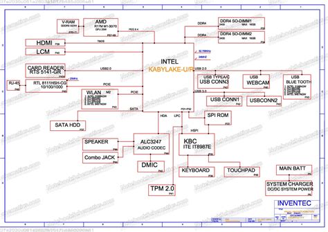HP 240 G7 Schematic Boardview HP 14 CK CS Series Schematic