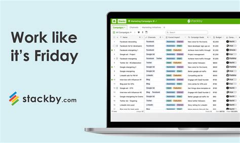 Stackby Keep Your Data Teams And Workflows In Sync