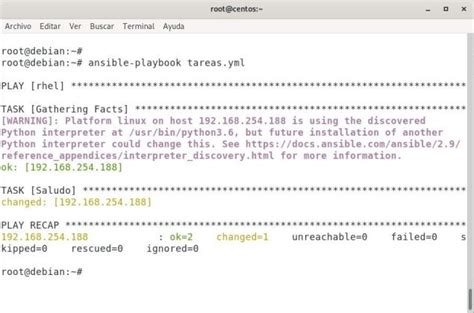Quitar Mensaje Ansible Warning Platform Linux On Host Nksistemas