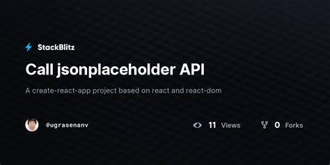 Call Jsonplaceholder Api Stackblitz