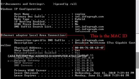 Cara Melihat MAC Address Di Laptop HP 2022 Di 2025 Ditulis ID