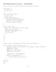 Midterm Spring KEY Pdf CS Midterm Exam KEY First Last Name What Output
