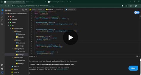 Webdevelopment Authentication Reactjs Javascript Uiux Lokesh Rella