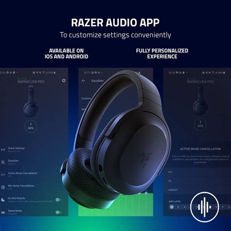 Razer Barracuda X Wireless Gaming Headset – 2.4GHz & Bluetooth, 50Hr B