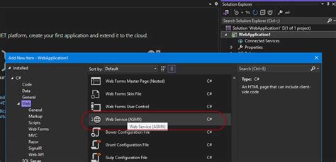 how to add web service asmx file in vs 20220 microsoft qanda