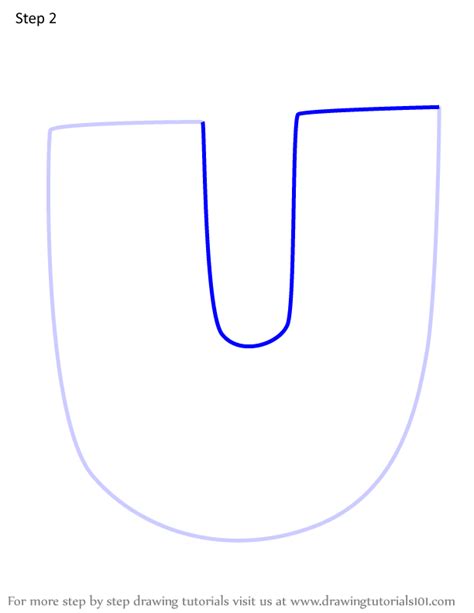 How To Draw U Uppercase From The Alphabet Lore The Alphabet Lore Step By Step