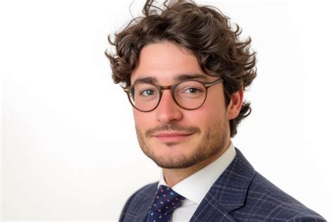 Premium Photo Headshot Of A Young Professional Man Wearing Glasses