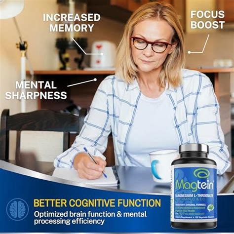 Magtein Magnesium L Threonate To Improve Cognition Focus Memory Sleep Quality And Brain