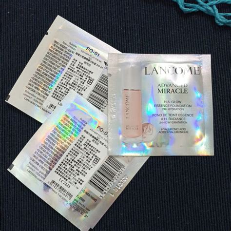 Lancome 蘭蔻 超極光奇蹟精華水粉底 Po 01 1ml 蝦皮購物