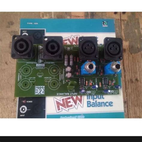 Jual Kit Input Balance Stereo Panel Belakang Amplifier Ampli Input Speaker Di Seller Crshoptools