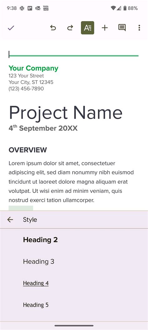 How To Add Headings To Google Docs