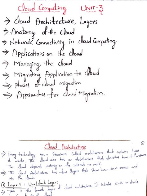 Cc Unit 3 Full Pdf Computing Distributed Computing Architecture
