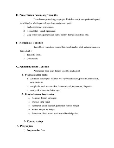 Askep Tonsilitis Dan Laringitis Akper Pemkab Muna Pdf