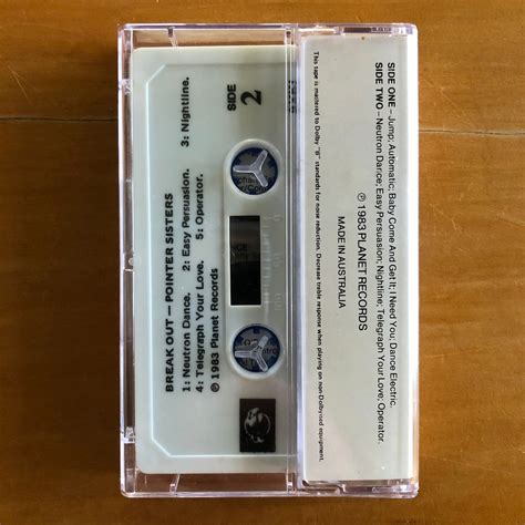 Pointer Sisters Break Out Cassette Suffragette Records