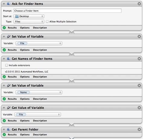 Macos Automator Or Applescript Rename Workflow Ask Different