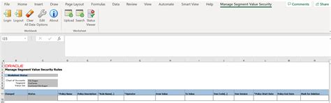 Segment Value Security Oracle Cloud