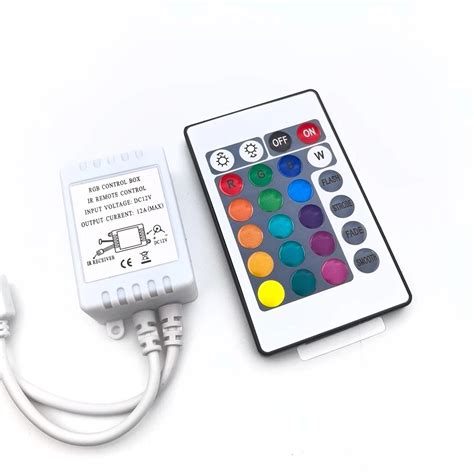DC V Key Led RGB Control Box IR RF Remote Infrared Wireless Controller For LED