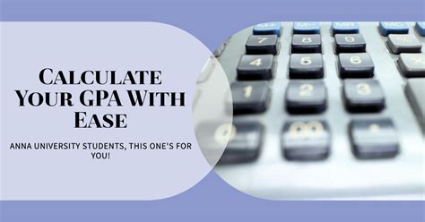 How To Calculate Gpa At Anna University A Complete Guide Ambitio
