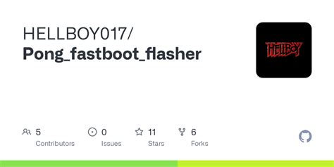Github Hellboy017pongfastbootflasher