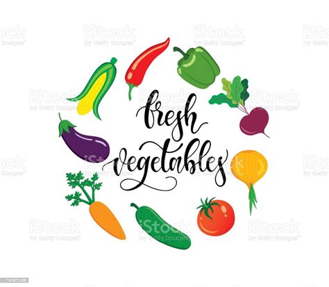 식품 시장 전자 상거래 유기농 제품 프로 모션 건강 한 삶 음식 및 음료에 대 한 유기농 신선 하 고 자연 야채 아이콘 및 요소