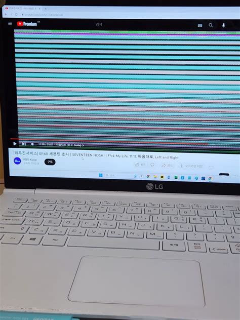 노트북 화면 지지직 지식in