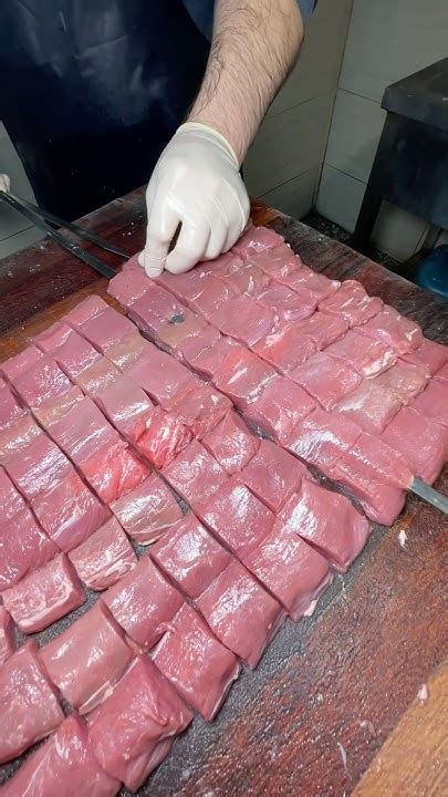 سیخ کردن چنجه 👌همینقدر قشنگ چنجه سیخ کنید🤌 Youtube