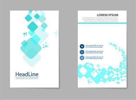 비즈니스 트라이 배 브로셔 디자인 블루 기업 벡터 Eps Ai Uidownload