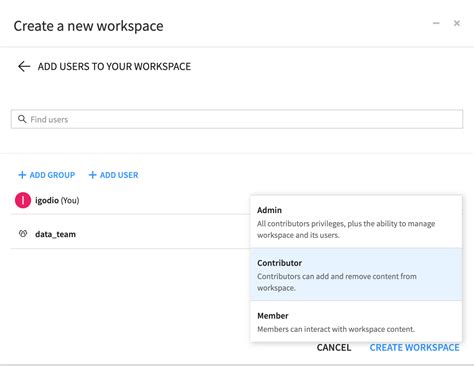 Workspaces — Dataiku Knowledge Base