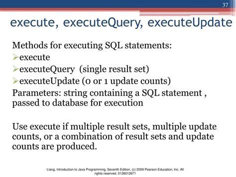 Ppt Chapter 37 Java Database Programming Powerpoint Presentation