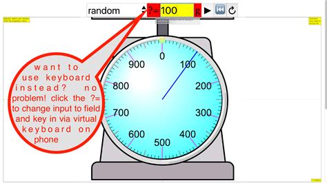 mass or weighing scale model javascript simulation applet html5 open
