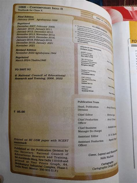 Ncert Class 10 Geography Social Science Contemporary India