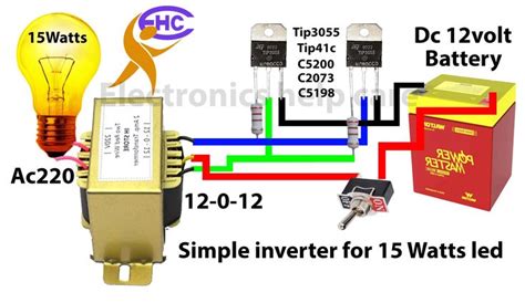How To Make Simple Inverter Electronics Help Care Circuit Diagram Free Energy Generator