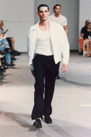 Helmut Lang Spring 1998 Menswear Fashion Show In 2024 90s Men Style