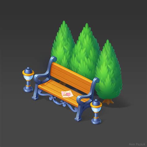2d Props Design Ann Paziuk Game Art Concept Art Tutorial Isometric Art